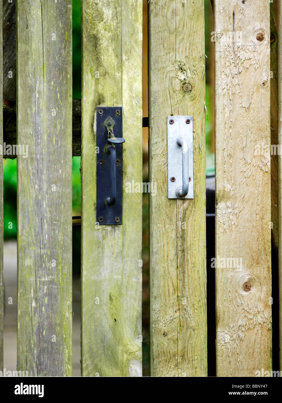gate with latch and handle Stock Photo - Alamy