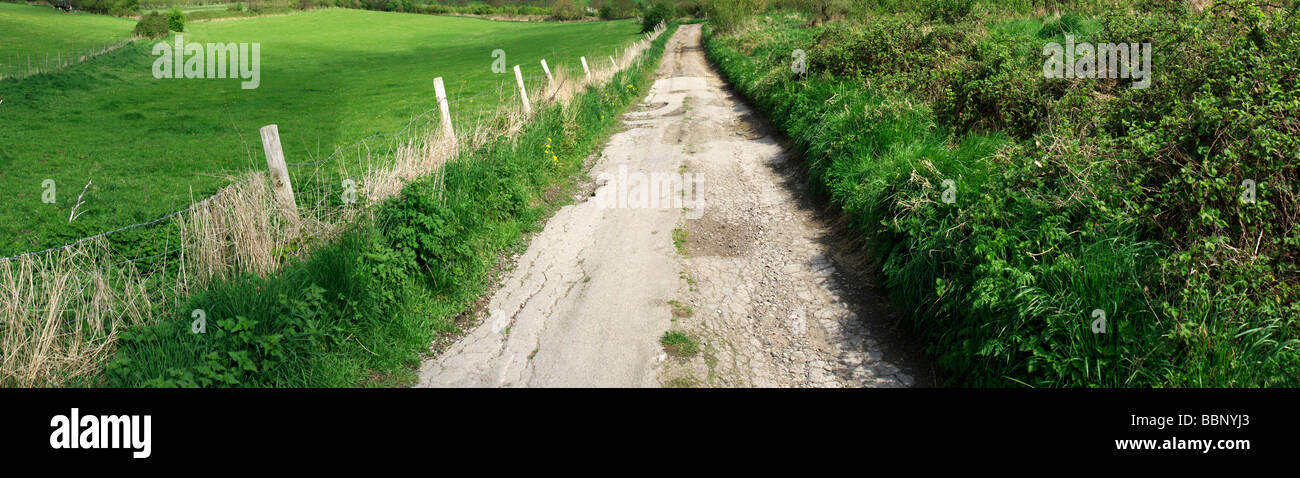 a footpath in the countryside Stock Photo - Alamy