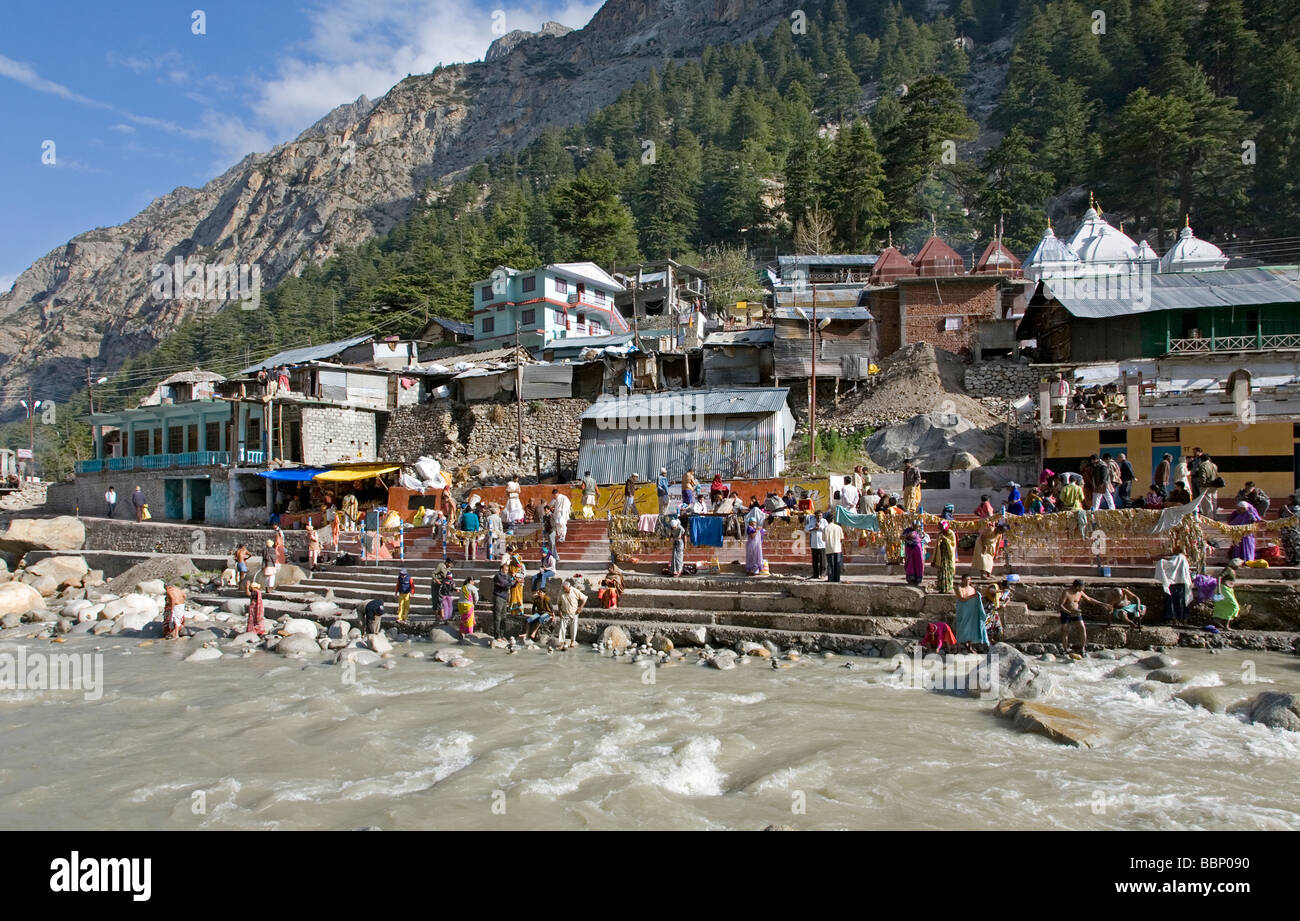 Ganga temple gangotri hi-res stock photography and images - Alamy