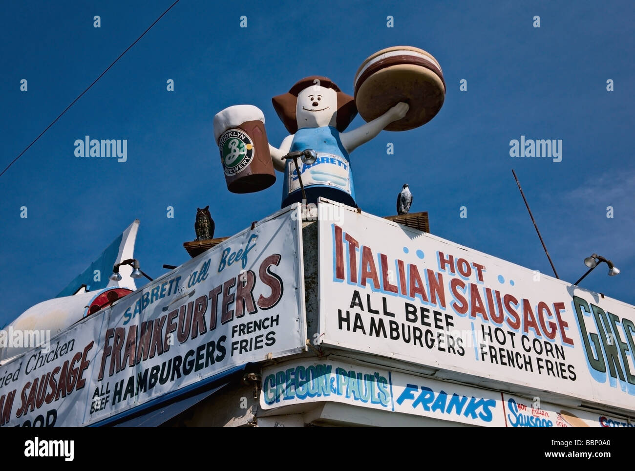 Food stand coney island boardwalk hi-res stock photography and images ...