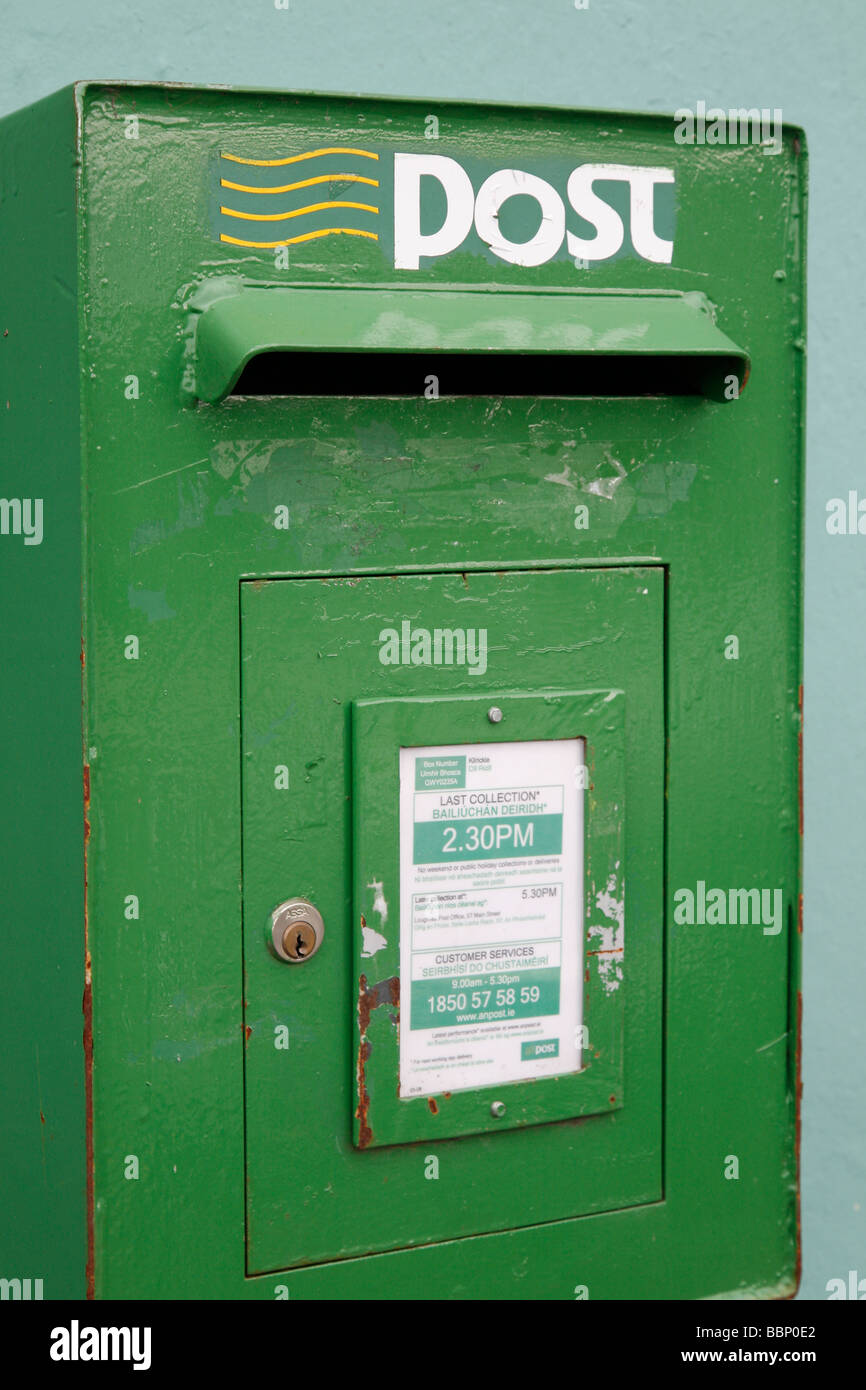 letterbox of the Irish post Stock Photo - Alamy