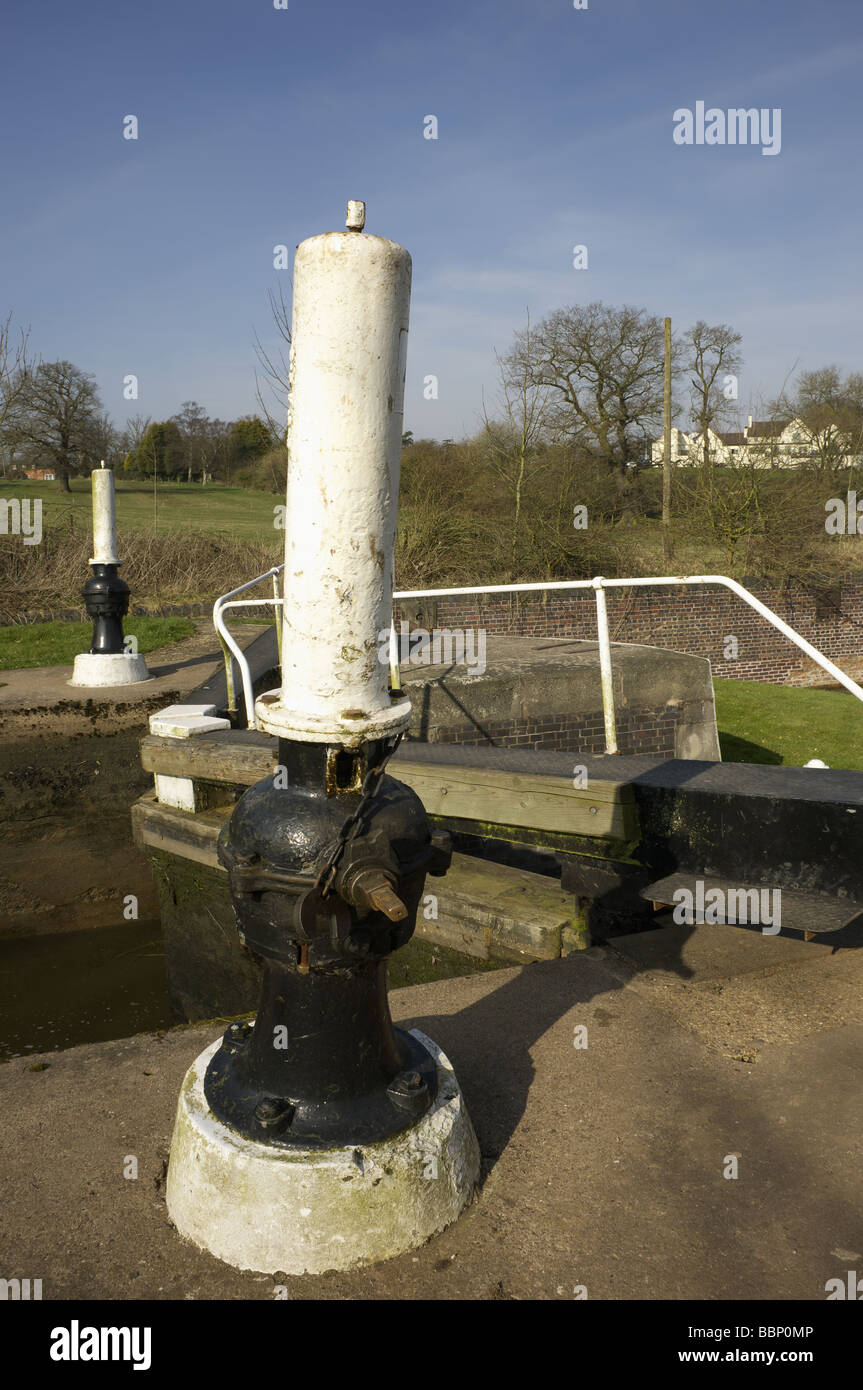 grand union canal hatton flight of locks warwickshire midlands england ...