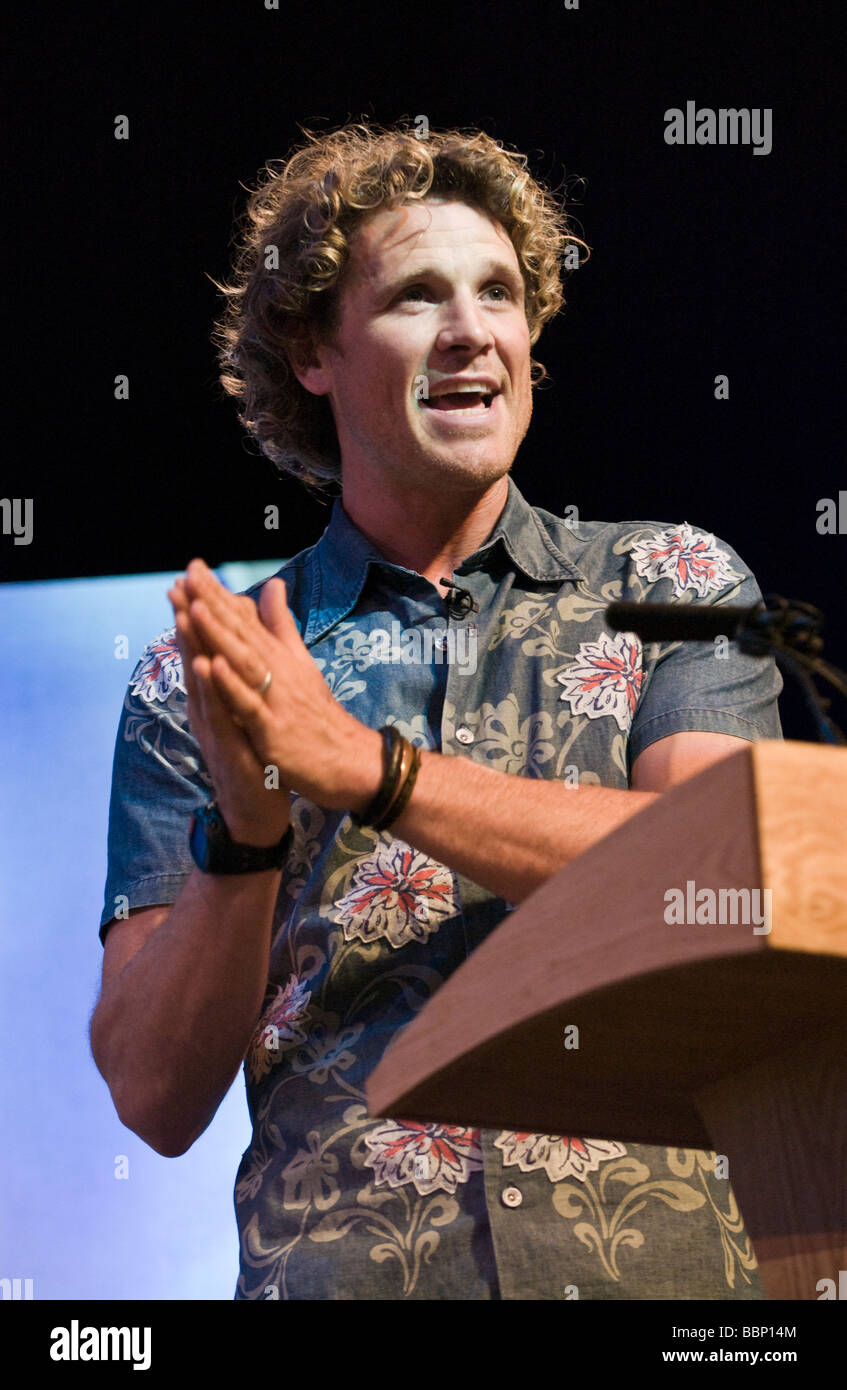 James Cracknell double Olympic rowing gold medalist pictured at Hay ...