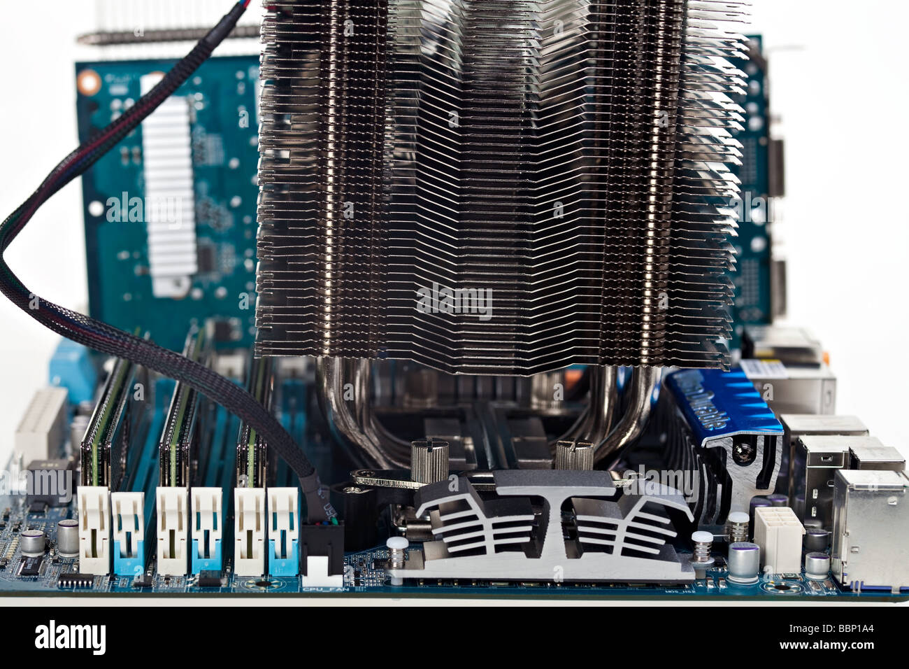 detail of a cpu cooler Stock Photo - Alamy