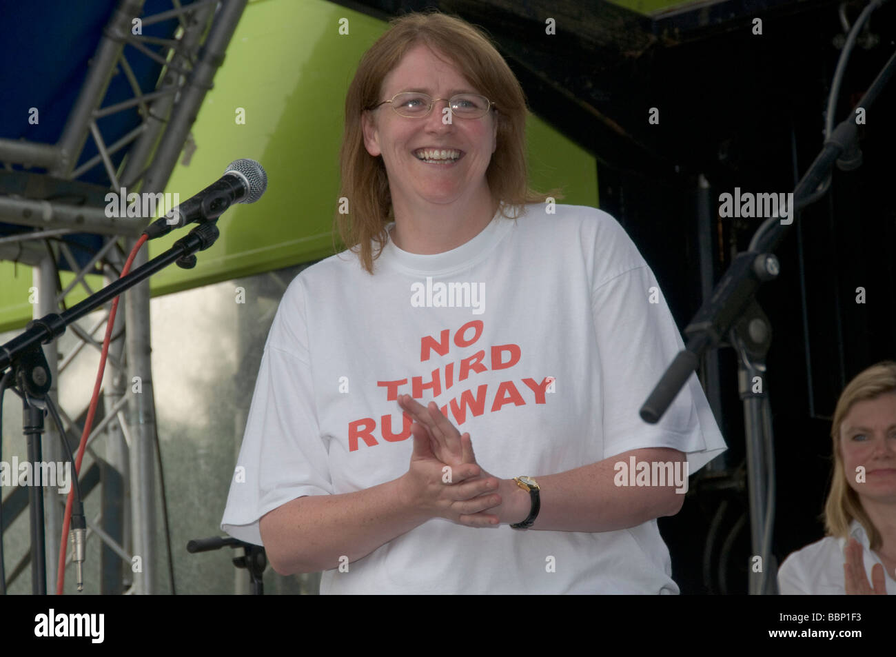 Heathrow - No Third Runway protest march, 31 May 2008. Geraldine ...