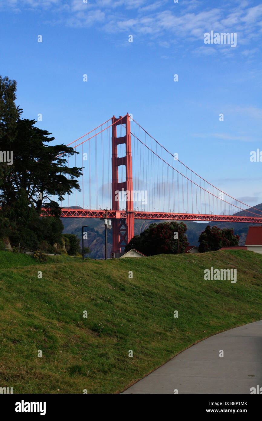 South Tower of the Golden Gate Bridge Stock Photo - Alamy
