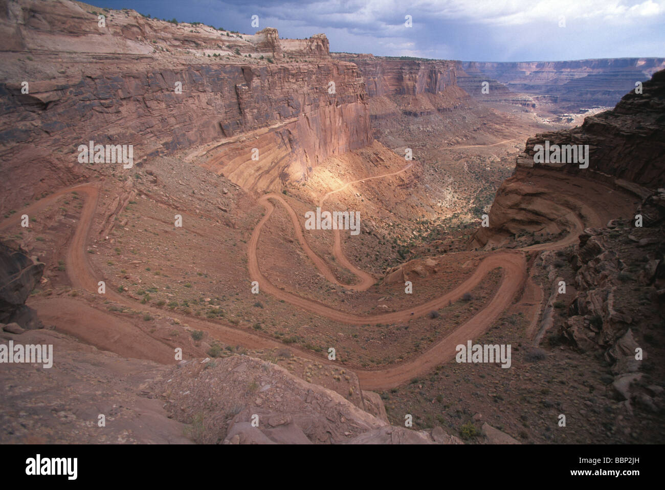 Dirt road switchbacks hi-res stock photography and images - Alamy