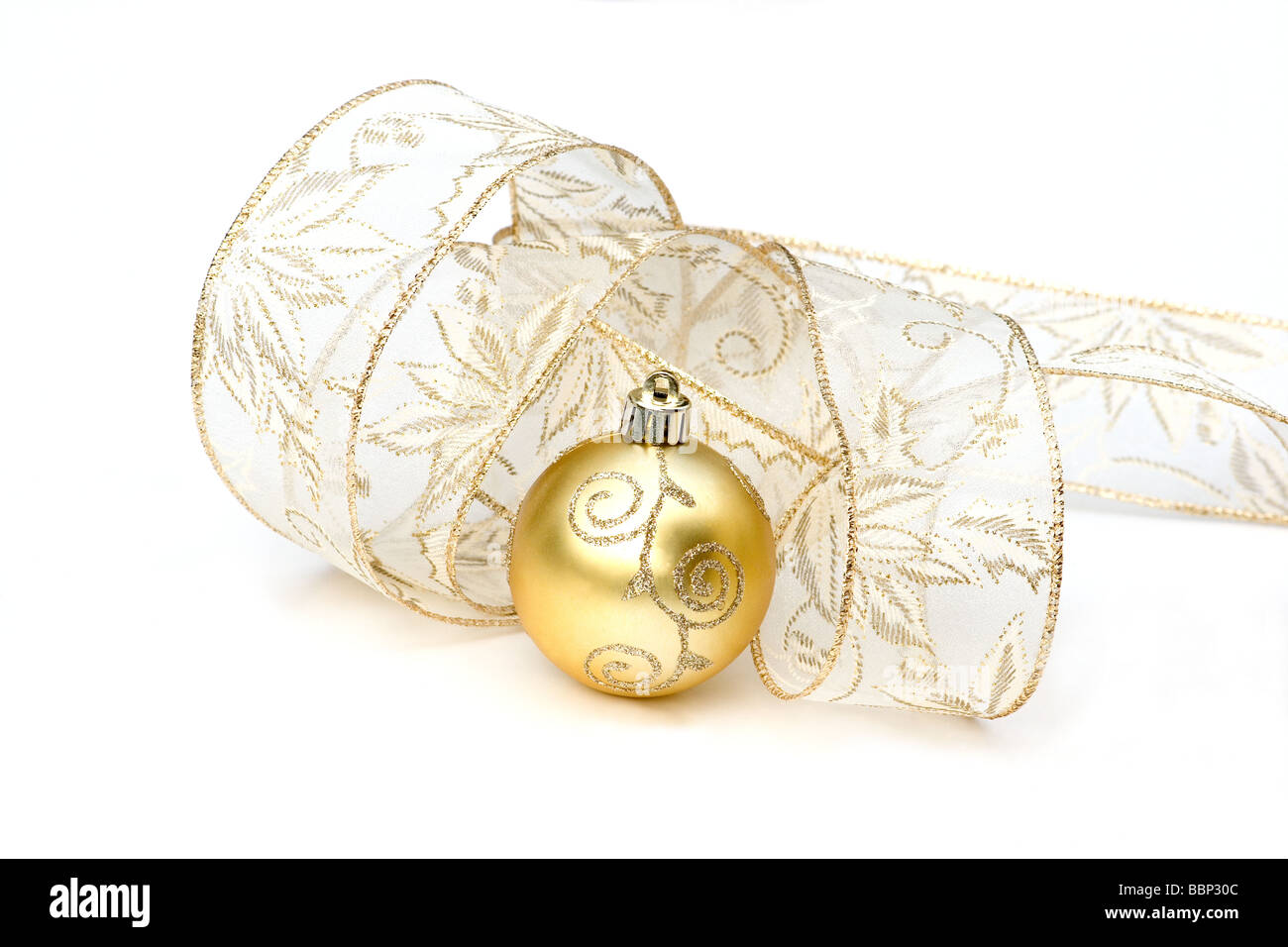 Christmas tree ball gift Cut Out Stock Images & Pictures - Alamy