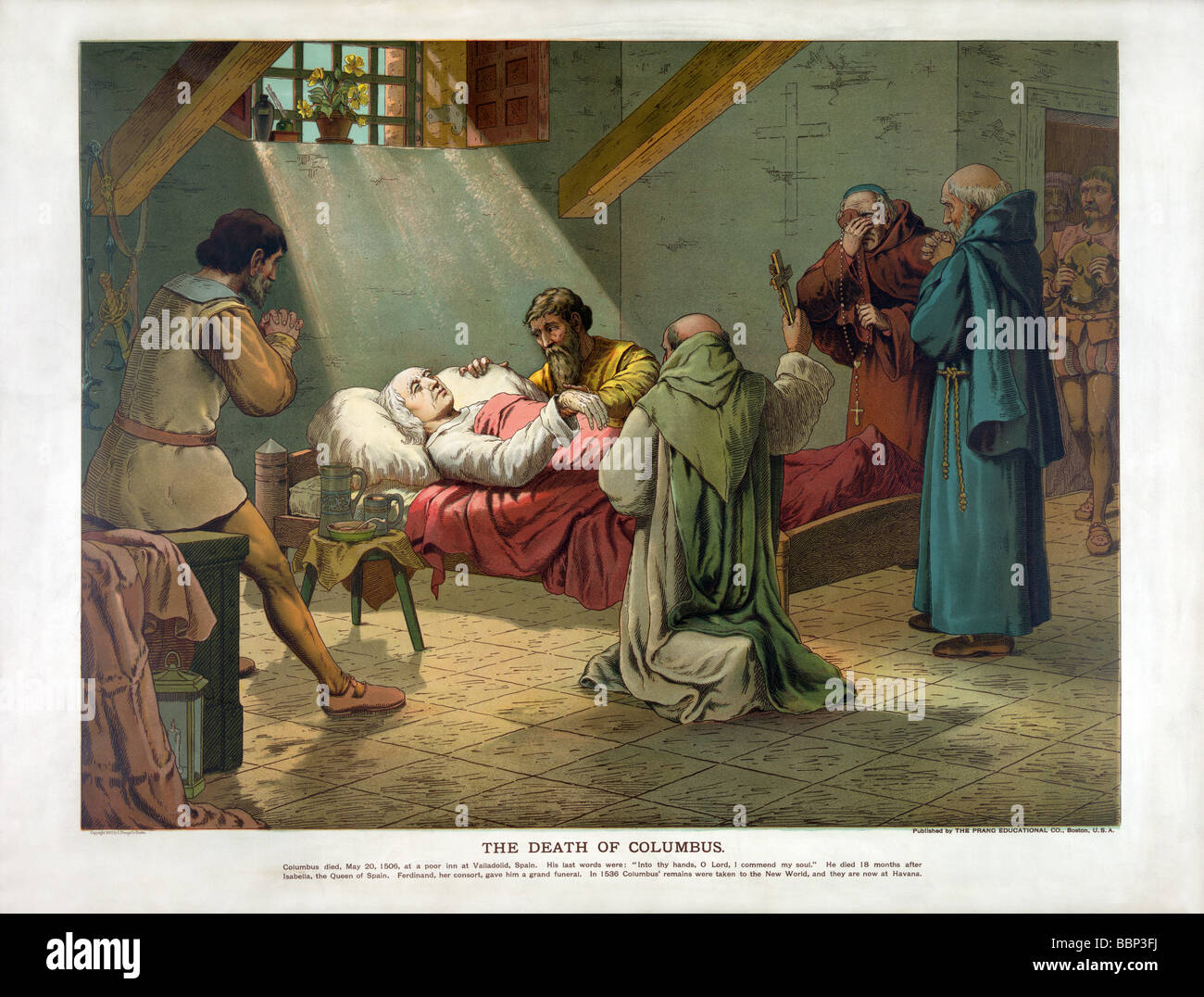 Lithograph print published 1893 by The Prang Educational Company ...