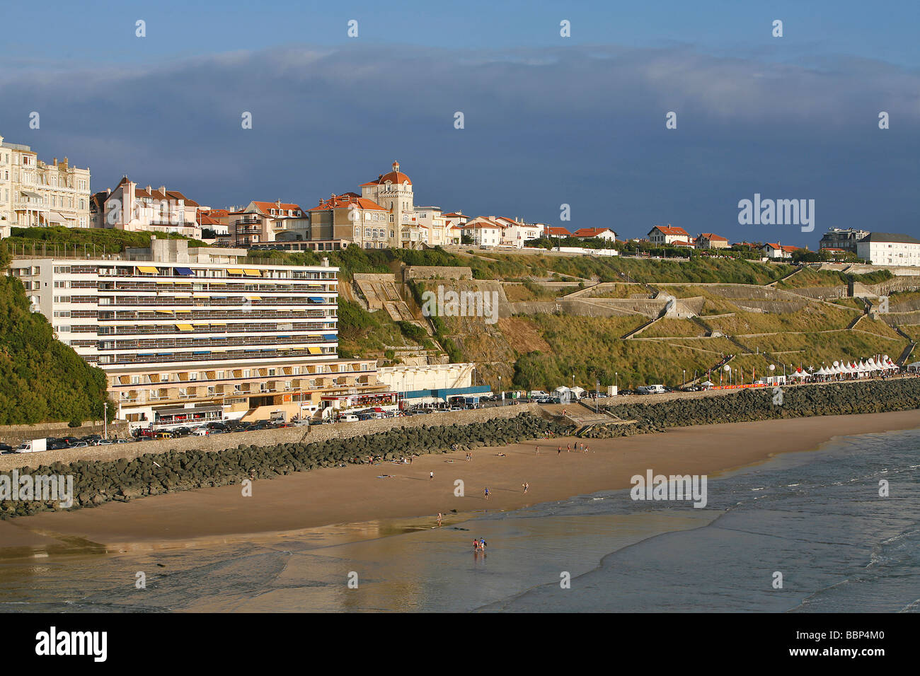COTE DES BASQUES BEACH, BIARRITZ, PYRENEES ATLANTIQUES, (64), FRANCE ...