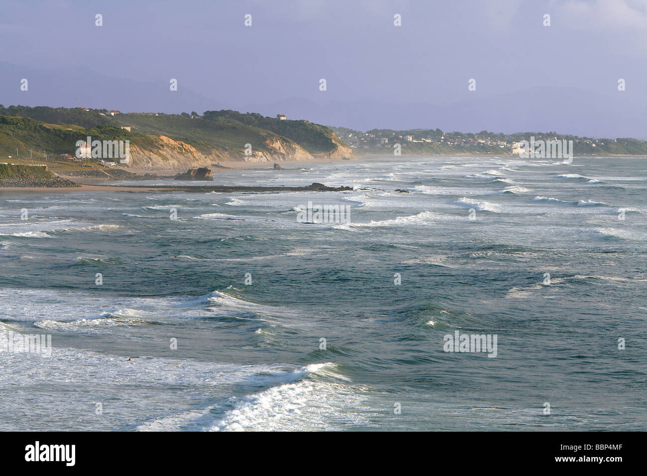 COTE DES BASQUES BEACH, BIARRITZ, PYRENEES ATLANTIQUES, (64), FRANCE ...