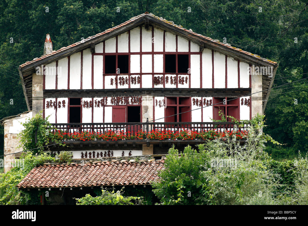 ORTHILLOPITZ, THE BASQUE HOUSE, SARE, PYRENEES ATLANTIQUES, (64 ...