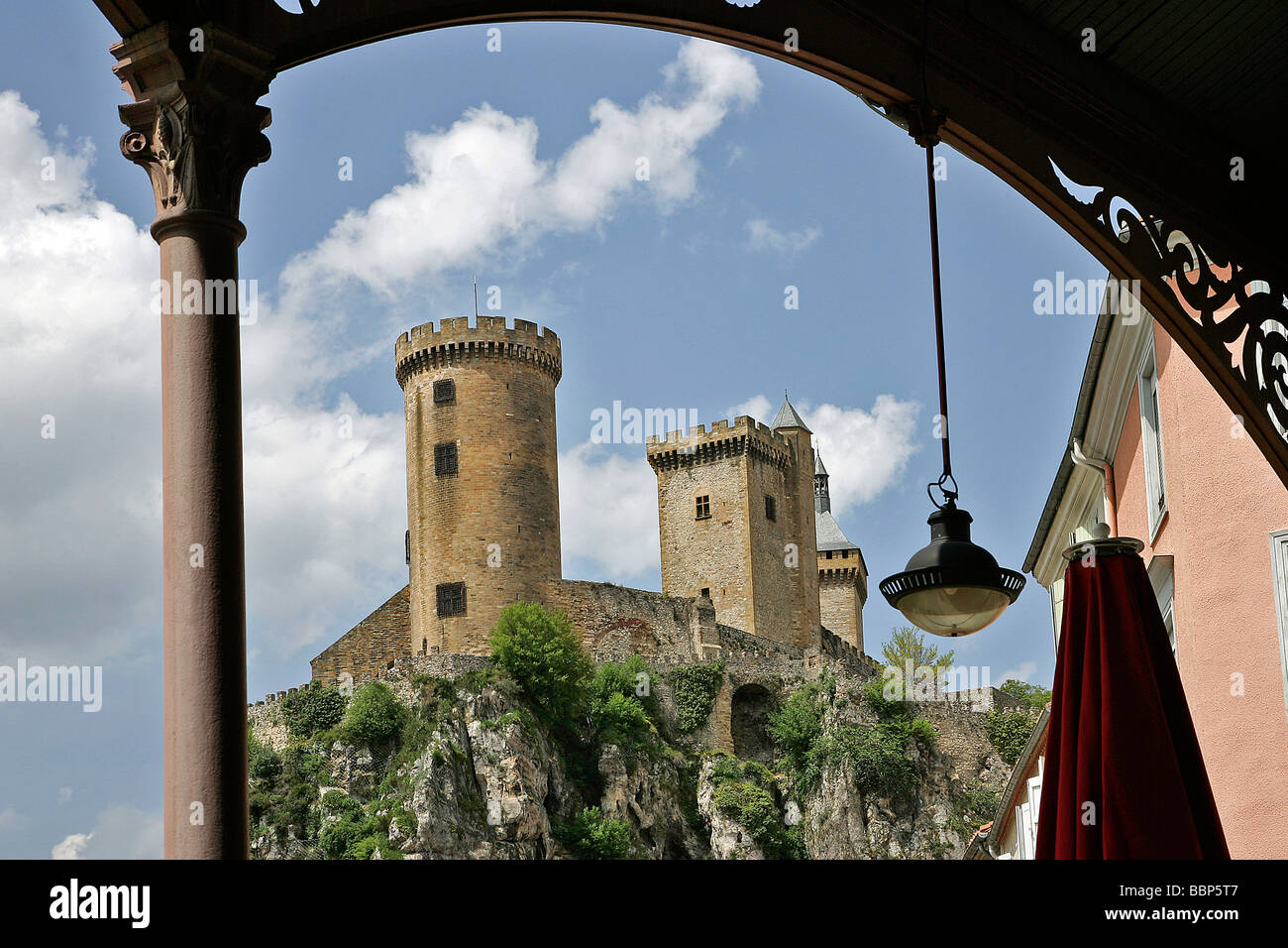 THE 11TH CENTURY COUNTS' CASTLE, TOWN OF FOIX, ARIEGE (09), FRANCE ...