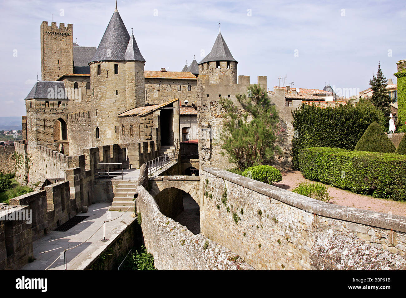 PARAPET AND THE COUNTS' CASTLE BUILT IN 1130 FOR THE VISCOUNTS OF ...