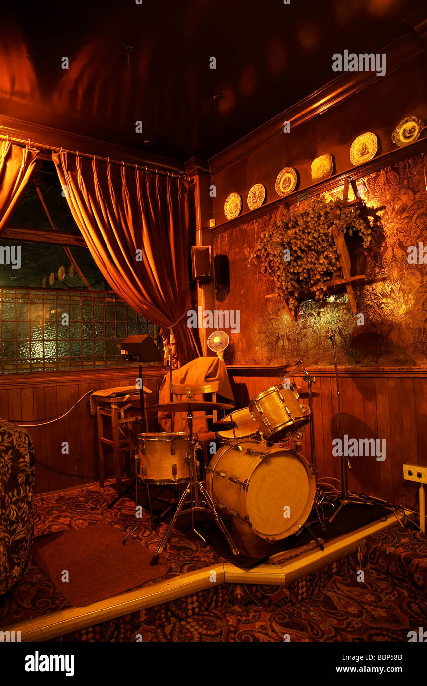 Drum kit set up in hi-res stock photography and images - Alamy