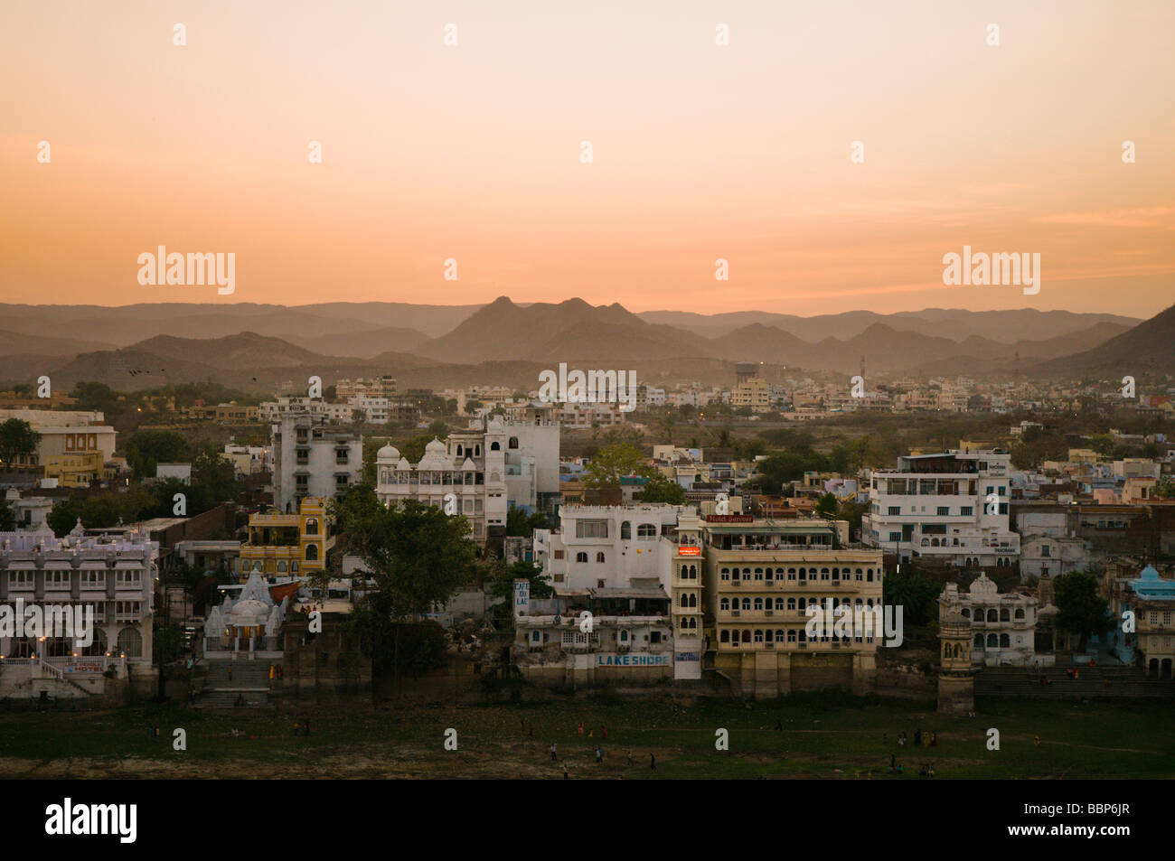 Udaipur rooftops hi-res stock photography and images - Alamy