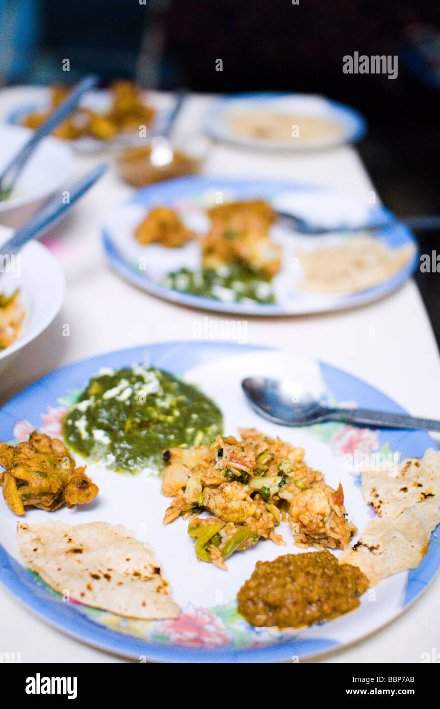 indian food on a plate Stock Photo - Alamy