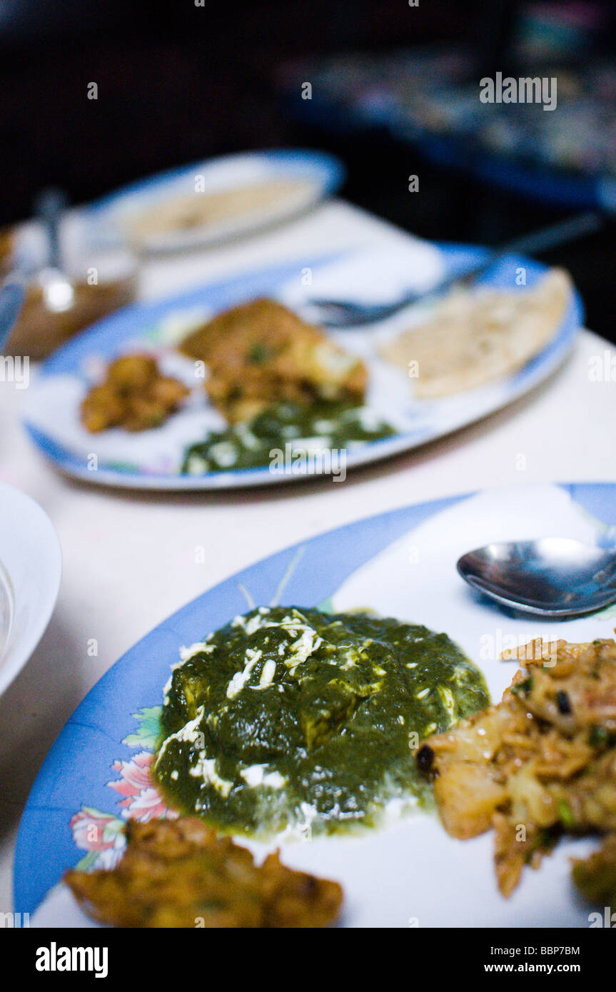 indian food on a plate Stock Photo - Alamy