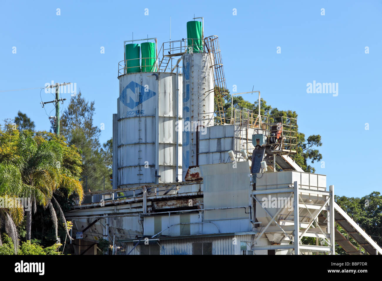 Cement plant for construction industry Stock Photo - Alamy
