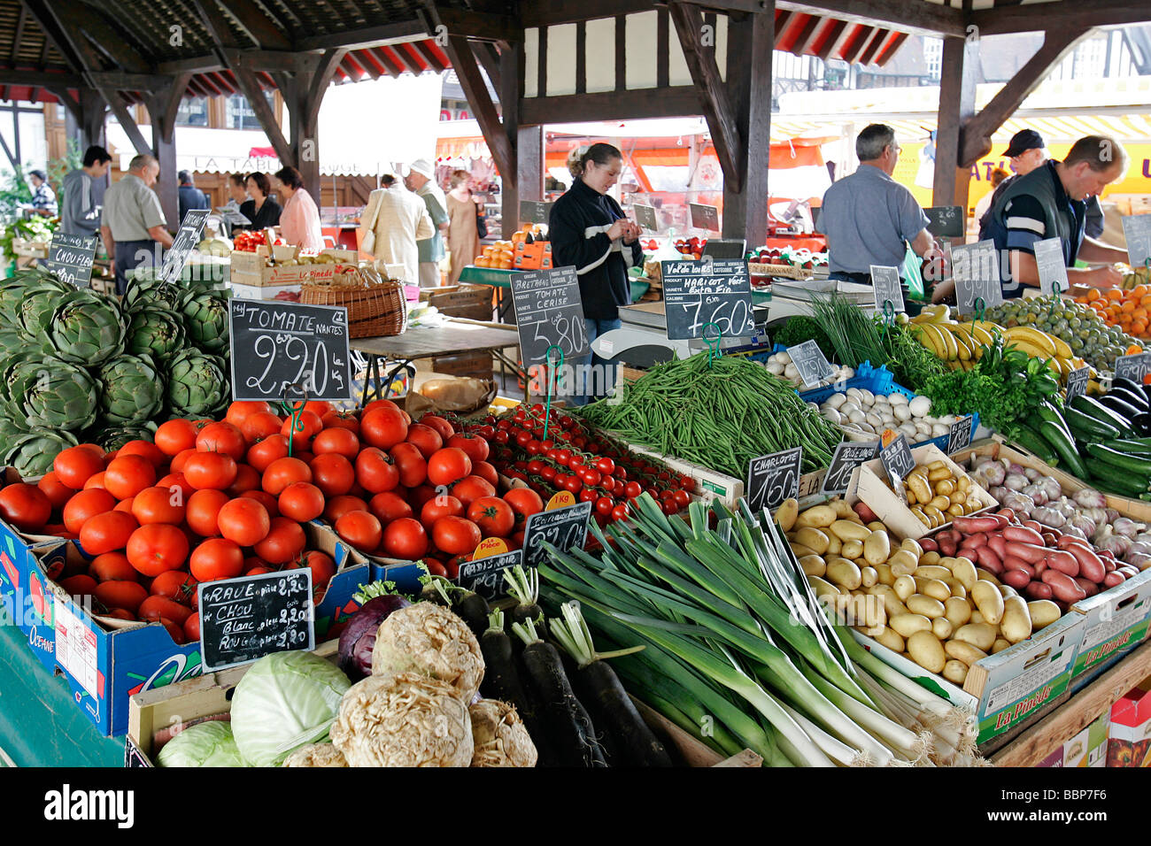 Deauville market normandy france hi-res stock photography and images ...