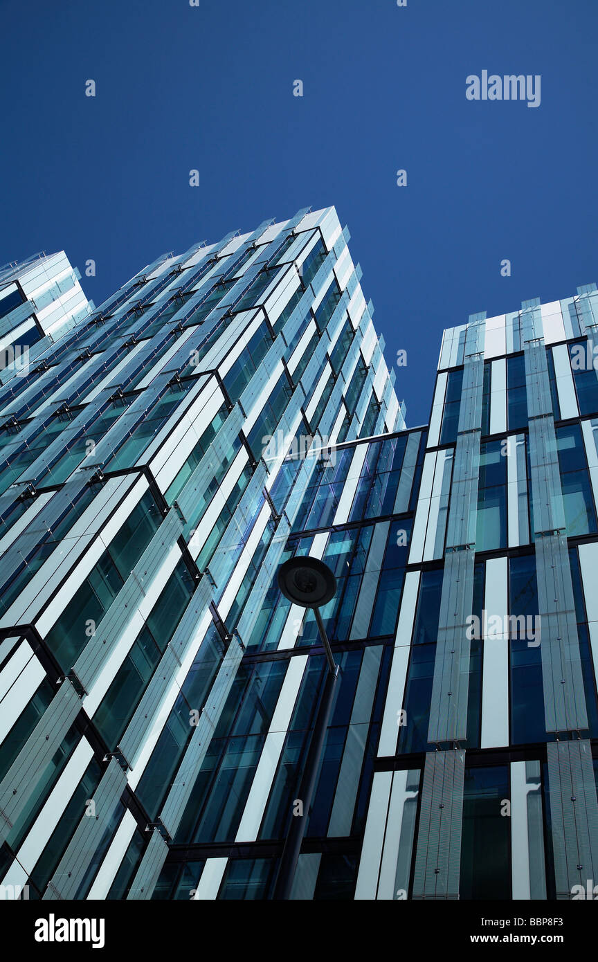 Modern architecture in Manchester UK Stock Photo - Alamy