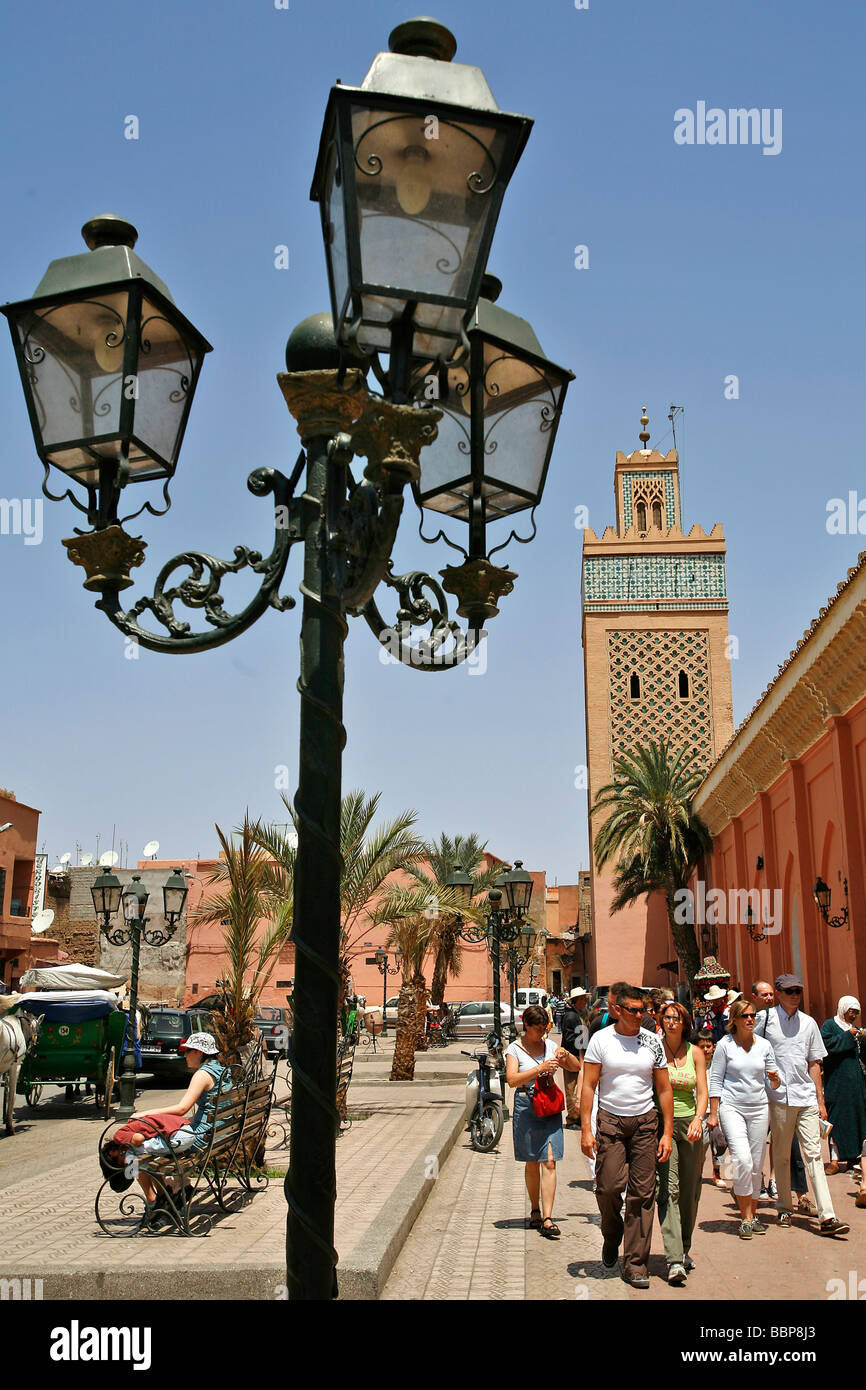 MOSQUE IN THE CASBAH, MARRAKECH, MOROCCO, MAGHRIB, NORTH AFRICA Stock ...