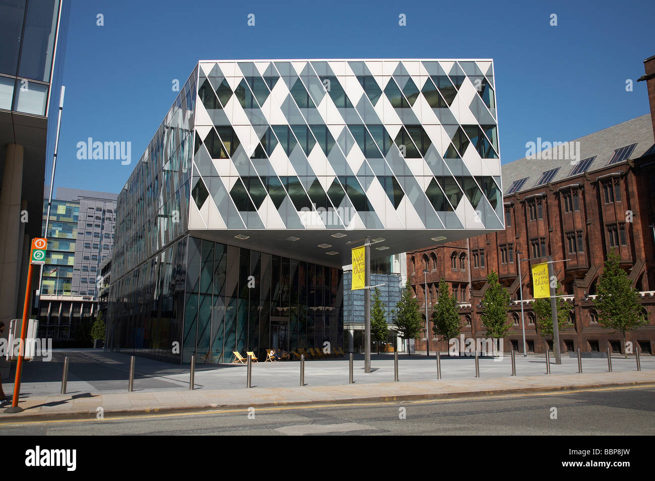 2 Spinningfields Square in Manchester UK Stock Photo - Alamy