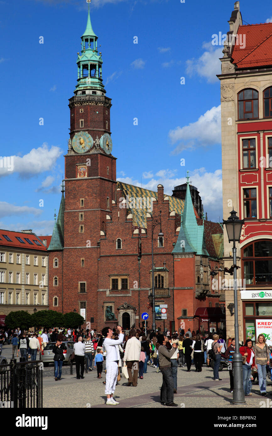 Poland Wroclaw Town Hall Stock Photo - Alamy