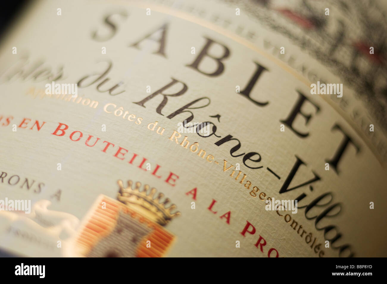 Cotes Du Rhone Wine Not Provence High Resolution Stock Photography and ...