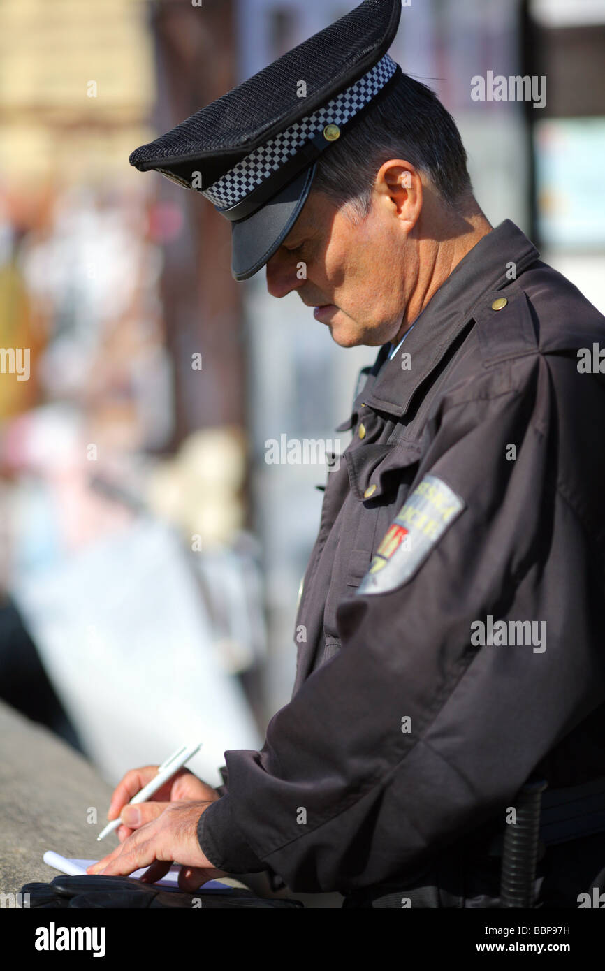 Czech policeman hi-res stock photography and images - Alamy
