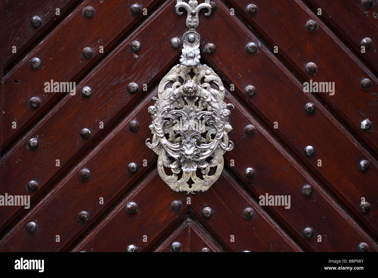 timber door with clamping Stock Photo - Alamy