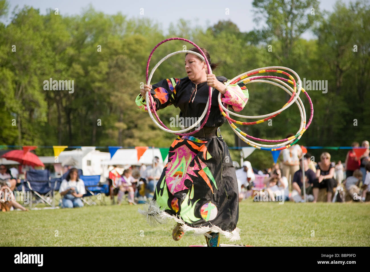 A Native American hoop dancer performs at the 8th Annual Red Wing ...