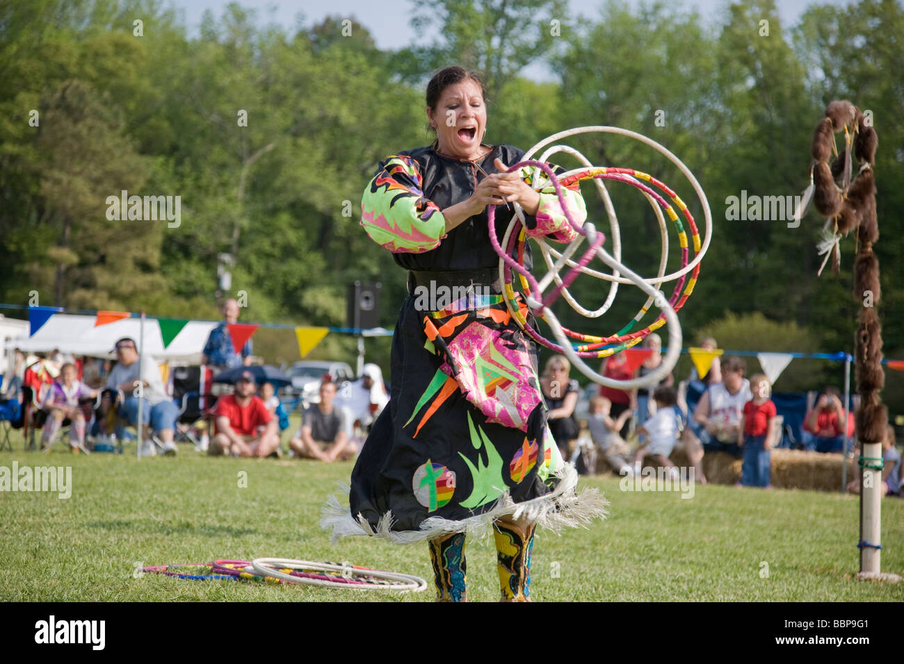 A Native American hoop dancer performs at the 8th Annual Red Wing ...