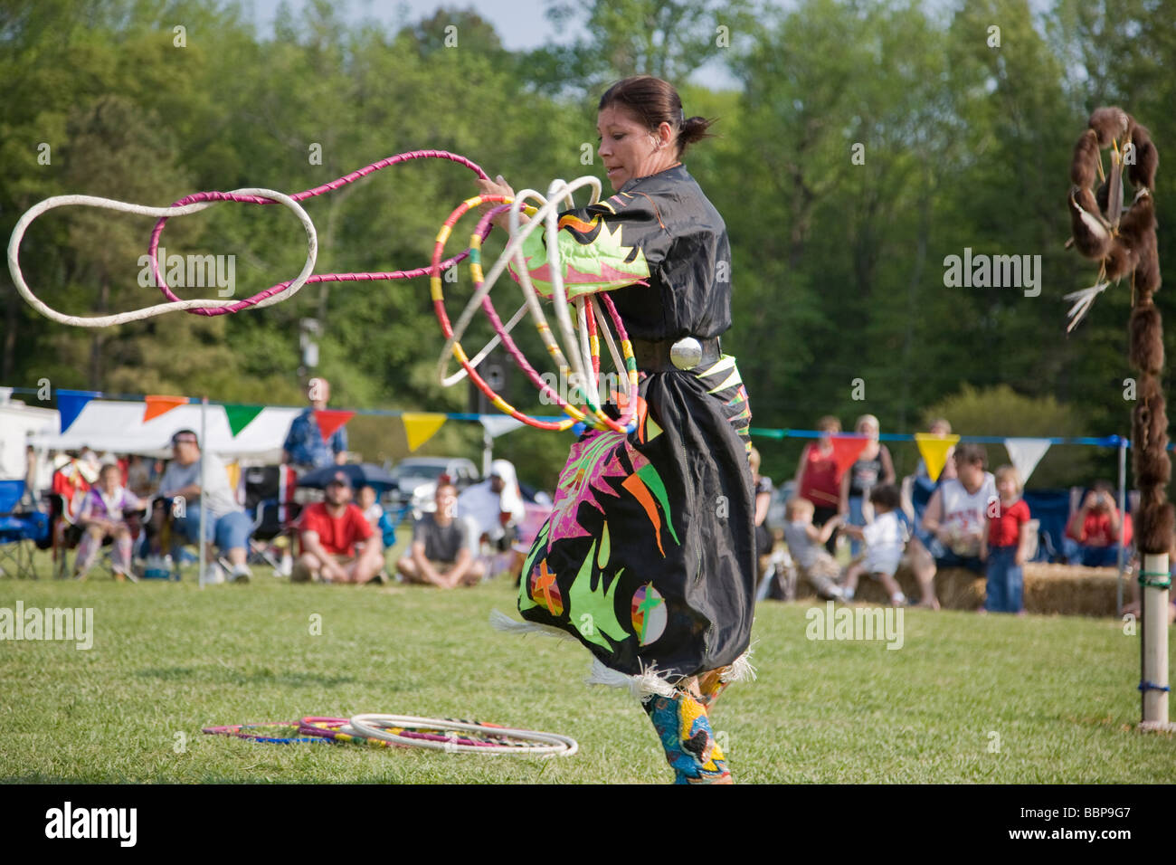 A Native American hoop dancer performs at the 8th Annual Red Wing ...