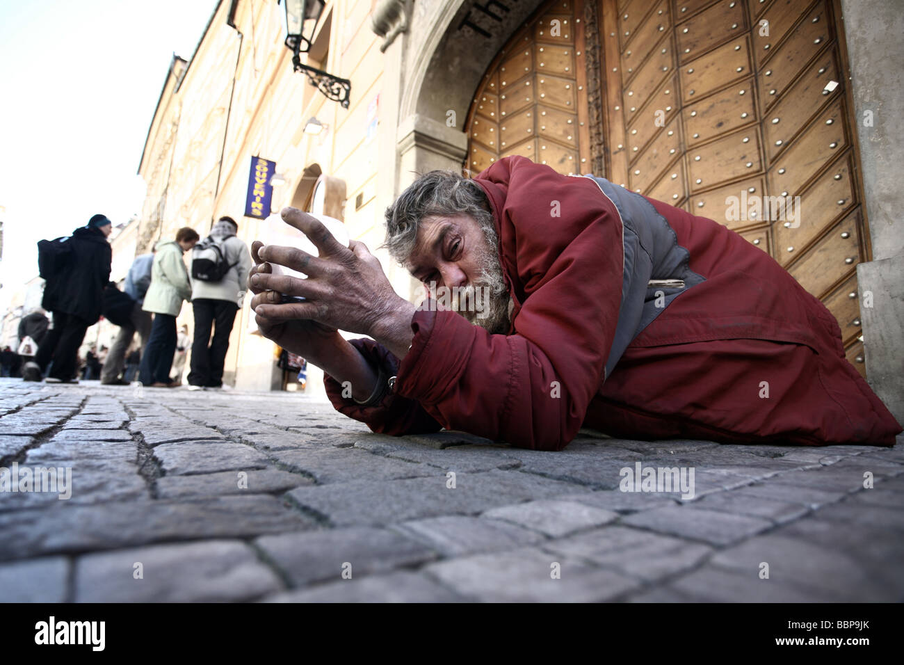 Prague begging hi-res stock photography and images - Alamy