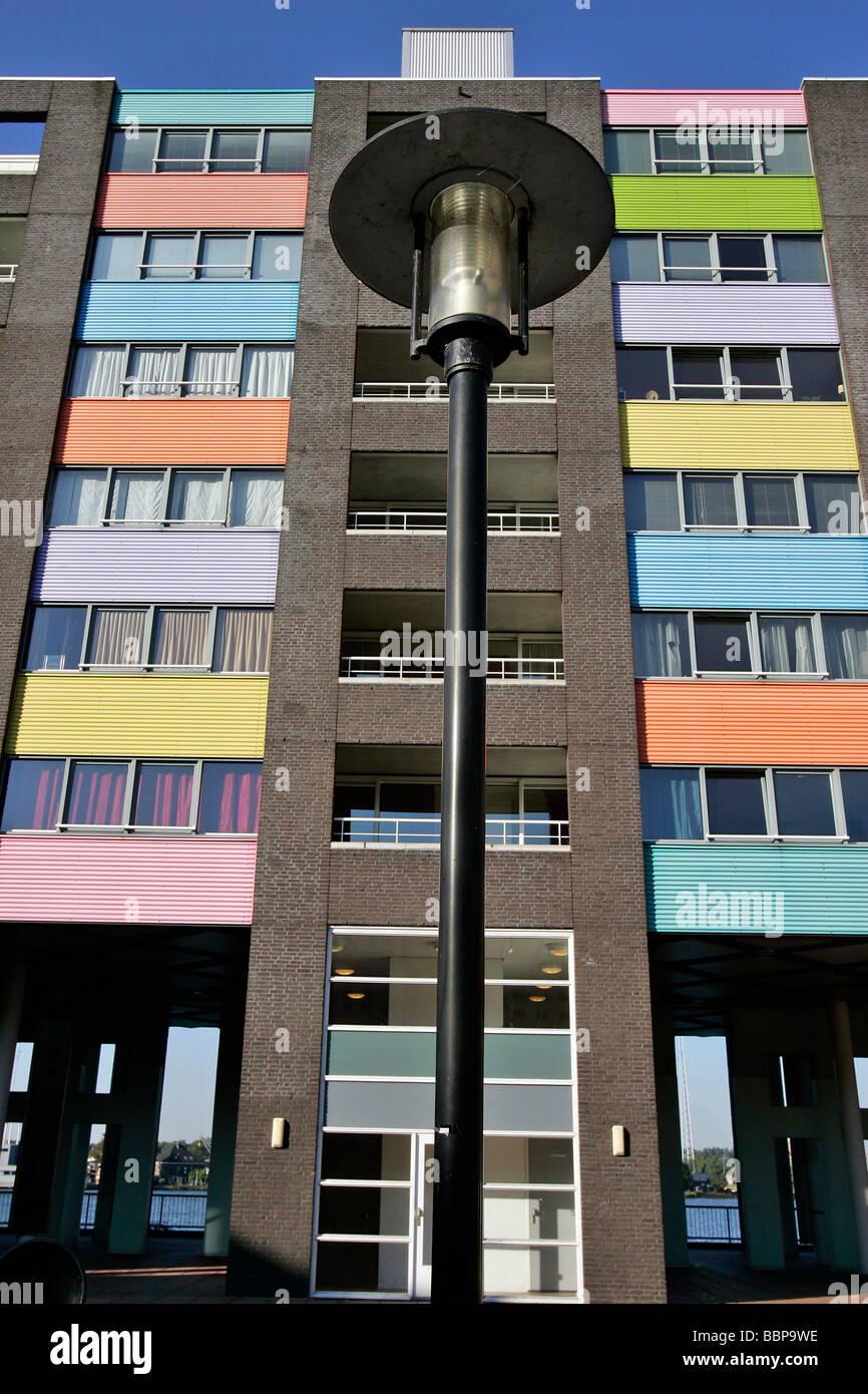 THE COLOURFUL FACADES OF SUMATRAKADE, JAVA EILAND, AMSTERDAM ...