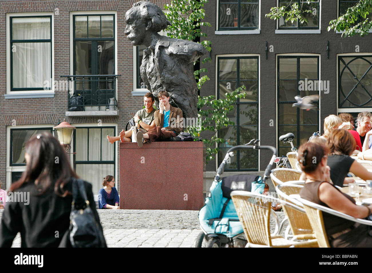 Multatuli statue amsterdam holland hi-res stock photography and images ...