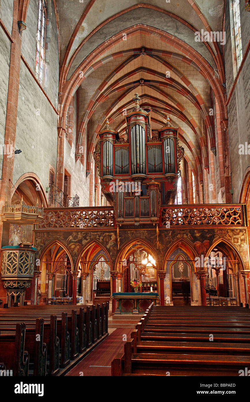 ROOD SCREEN, SAINT PETER THE YOUNGER PROTESTANT CHURCH, STRASBOURG, BAS ...
