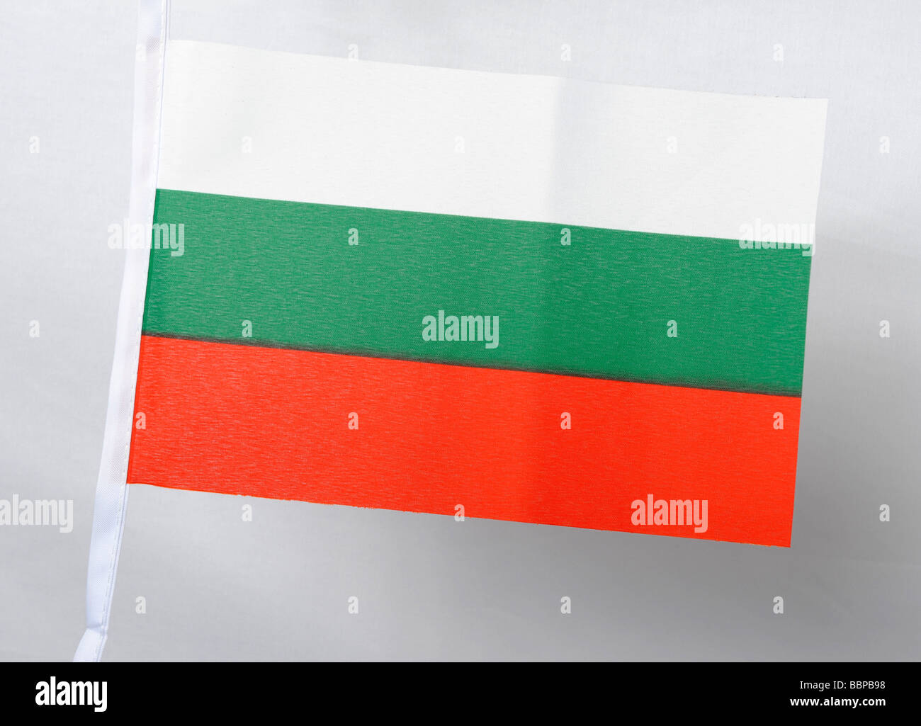 Bulgarian national flag Stock Photo - Alamy