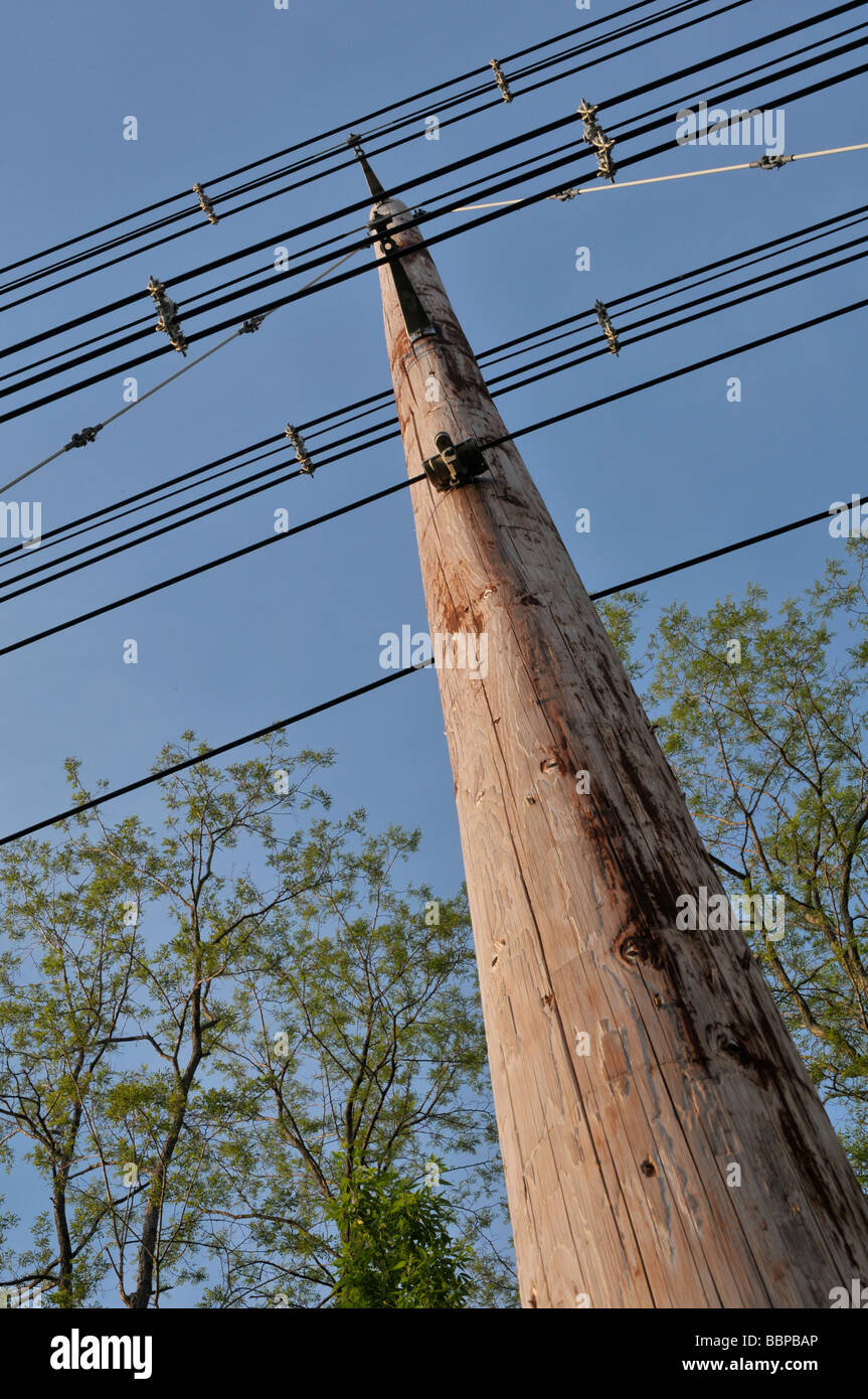 Telephone utility pole hi-res stock photography and images - Alamy
