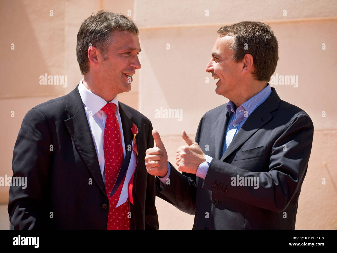 The Spanish President José Luis Rodríguez Zapatero Day with twith the ...