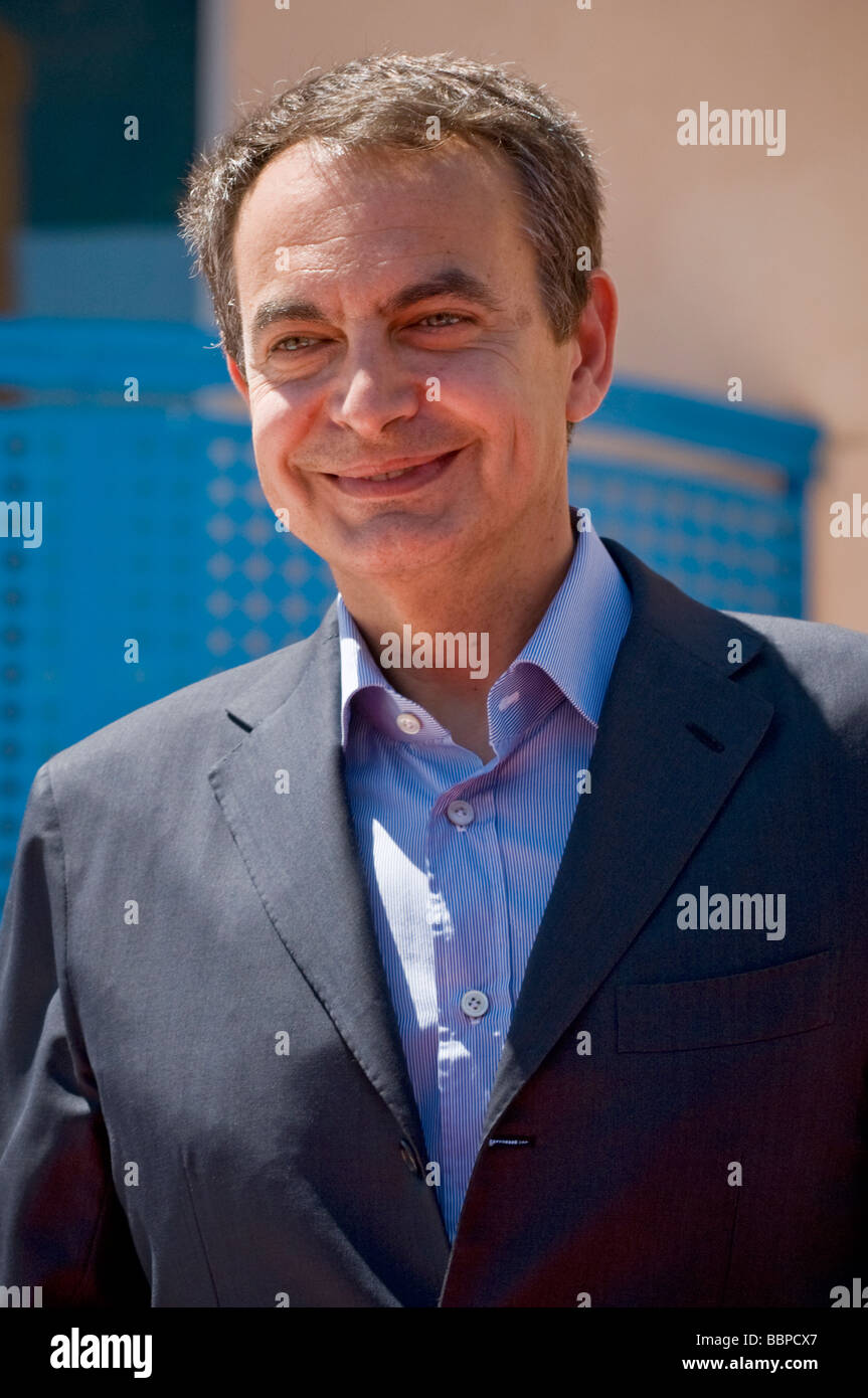 The Spanish President José Luis Rodríguez Zapatero Stock Photo - Alamy