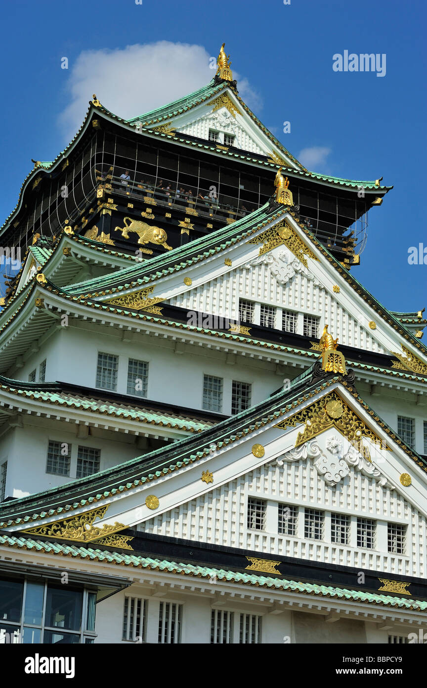 Osaka castle detail hi-res stock photography and images - Alamy