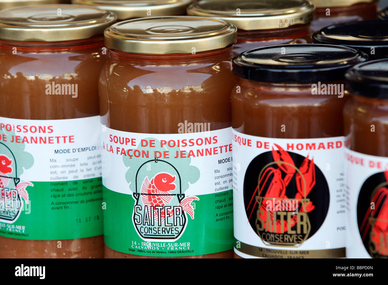 SAITER FISH SOUP, TROUVILLE-SUR-MER, CALVADOS (14), NORMANDY, FRANCE ...