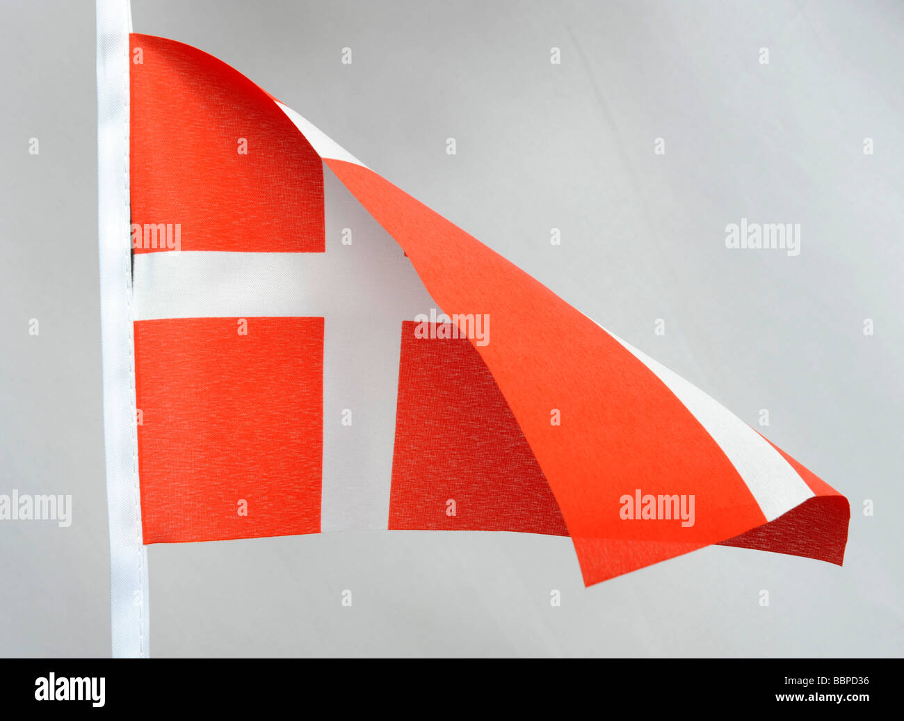Danish National Flag Stock Photo - Alamy