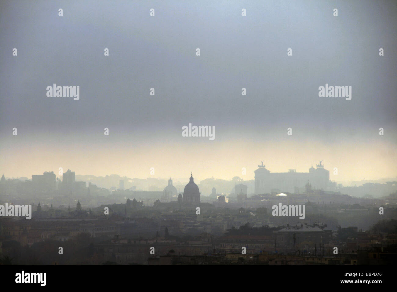 Italy rome panorama from monte mario hi-res stock photography and ...