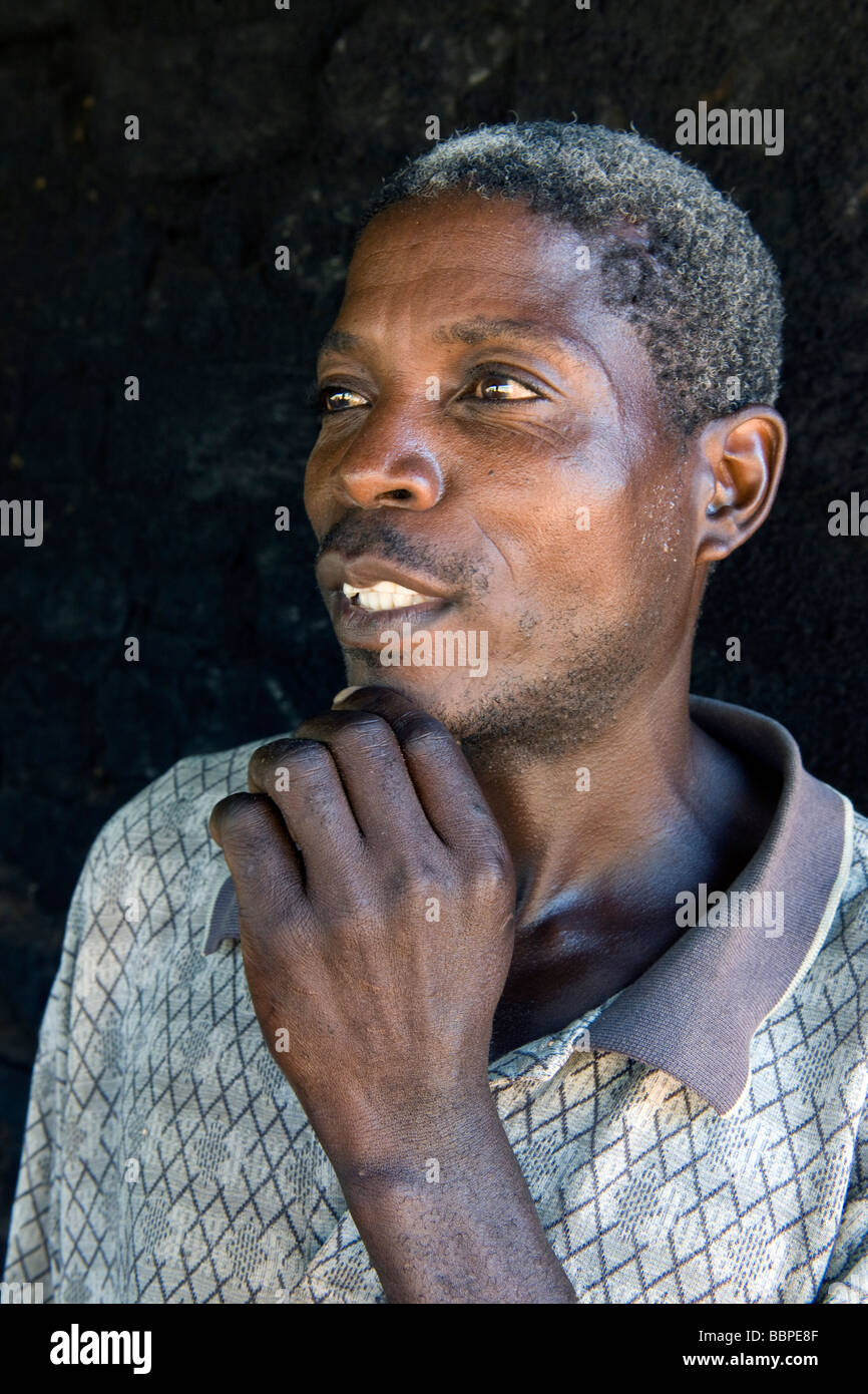Portrait of the mananger of a coconut plantation Quelimane Mozambique ...