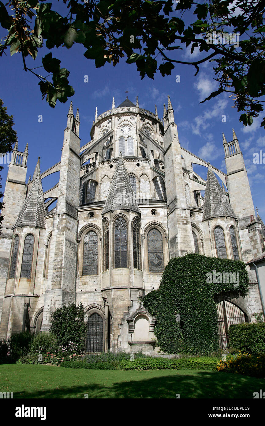 CHEVET, CATHEDRAL, BOURGES, CHER (18), FRANCE Stock Photo - Alamy