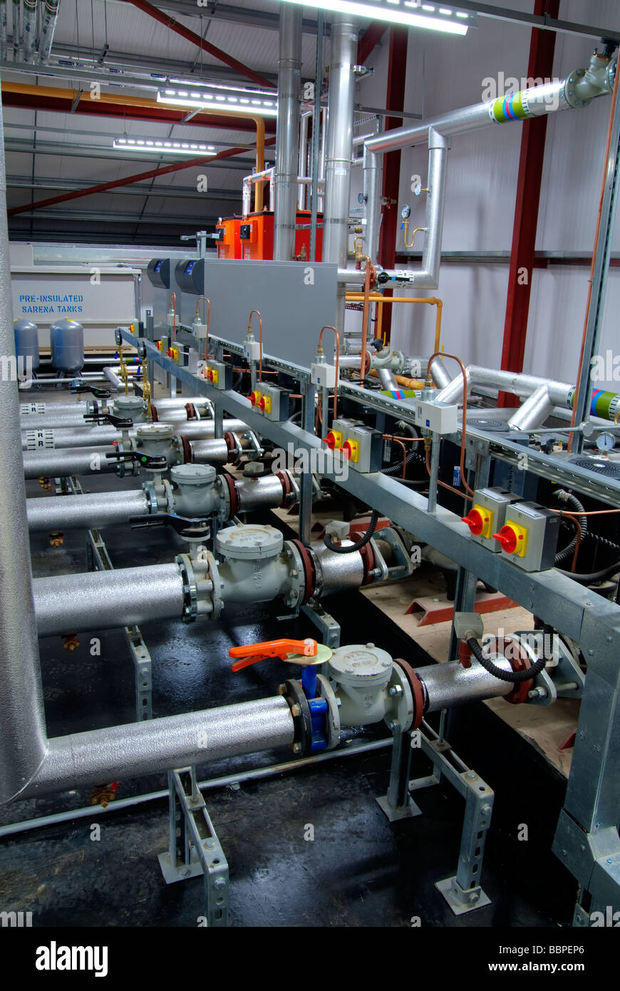 Industrial building new plant room Stock Photo - Alamy