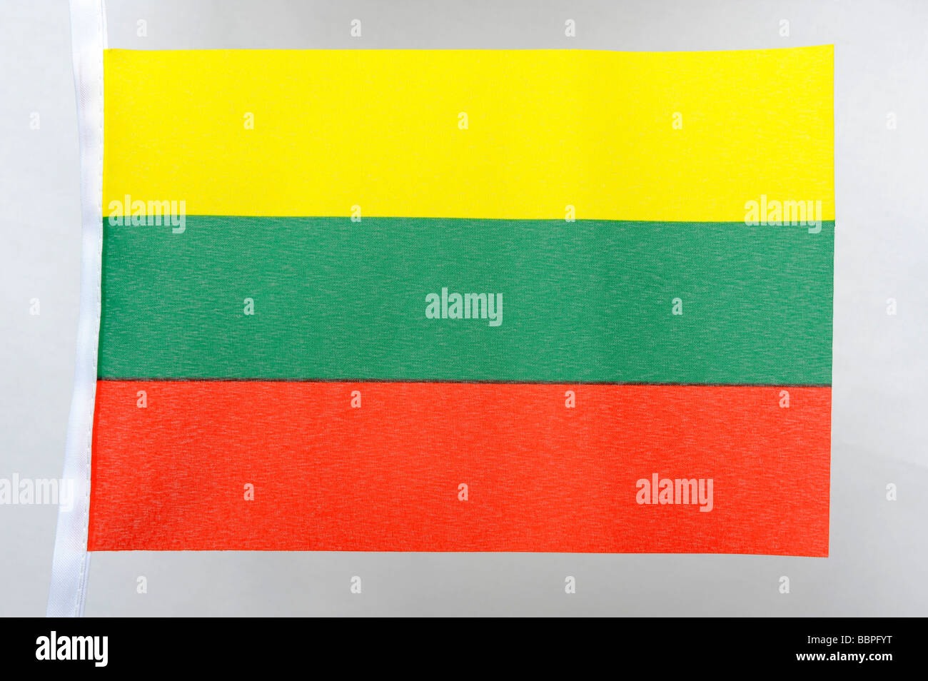 Lithuanian national flag Stock Photo - Alamy